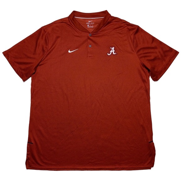 Nike | Shirts | Nike Alabama Crimson Tide Blade Polo Shirt Red Mens Xl ...